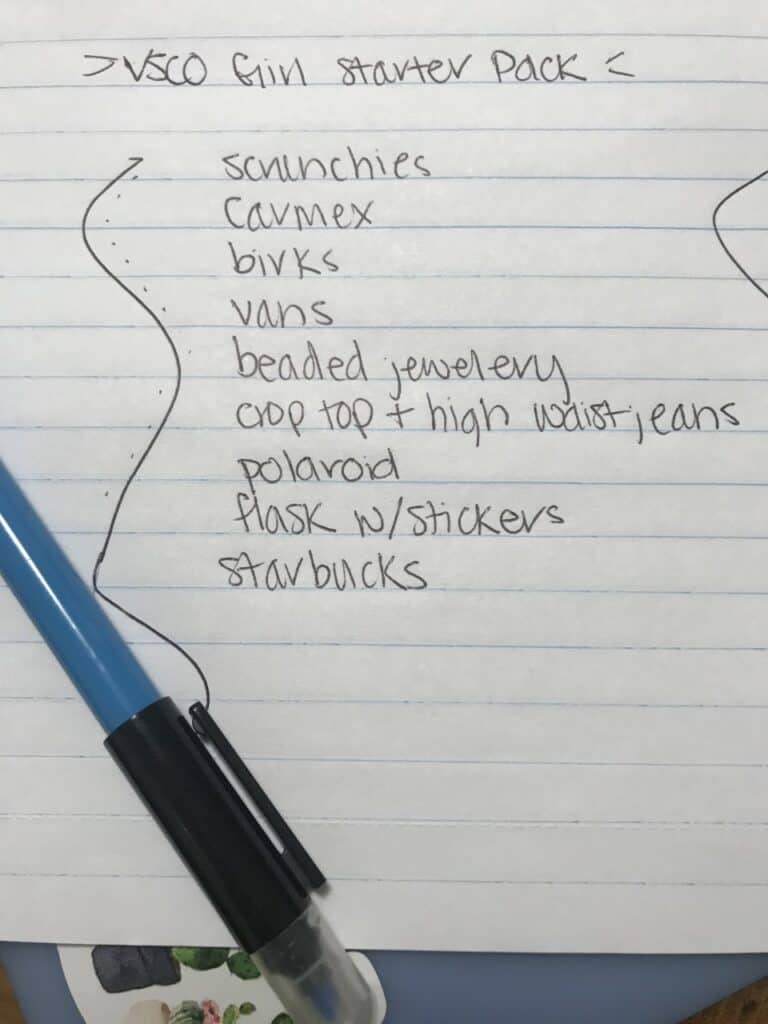 VSCO Girl Things (Outfits & Starter Pack Ideas) - Hairs Out of Place