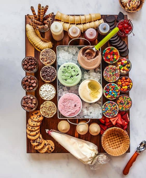 35 Food Bar Ideas For Parties Hairs Out Of Place