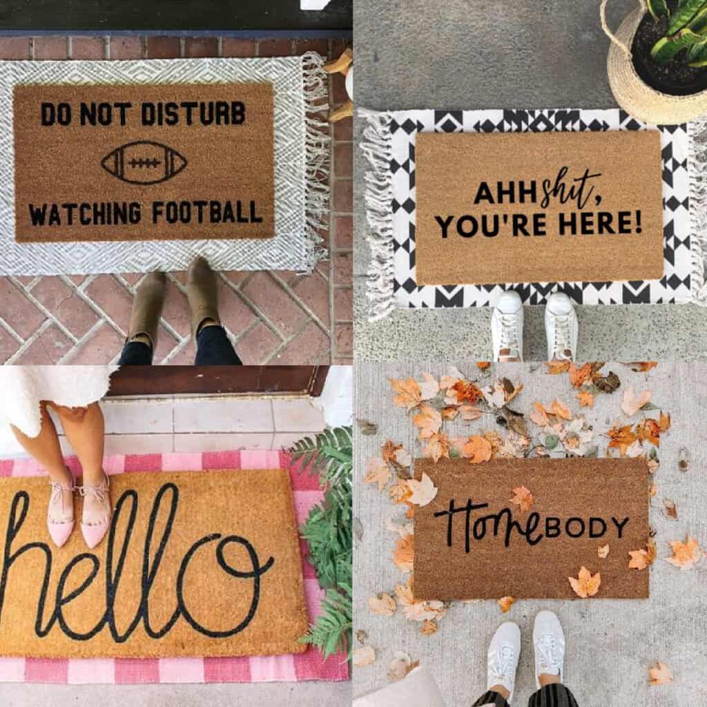 15 Layered Doormat Ideas - Hairs Out of Place