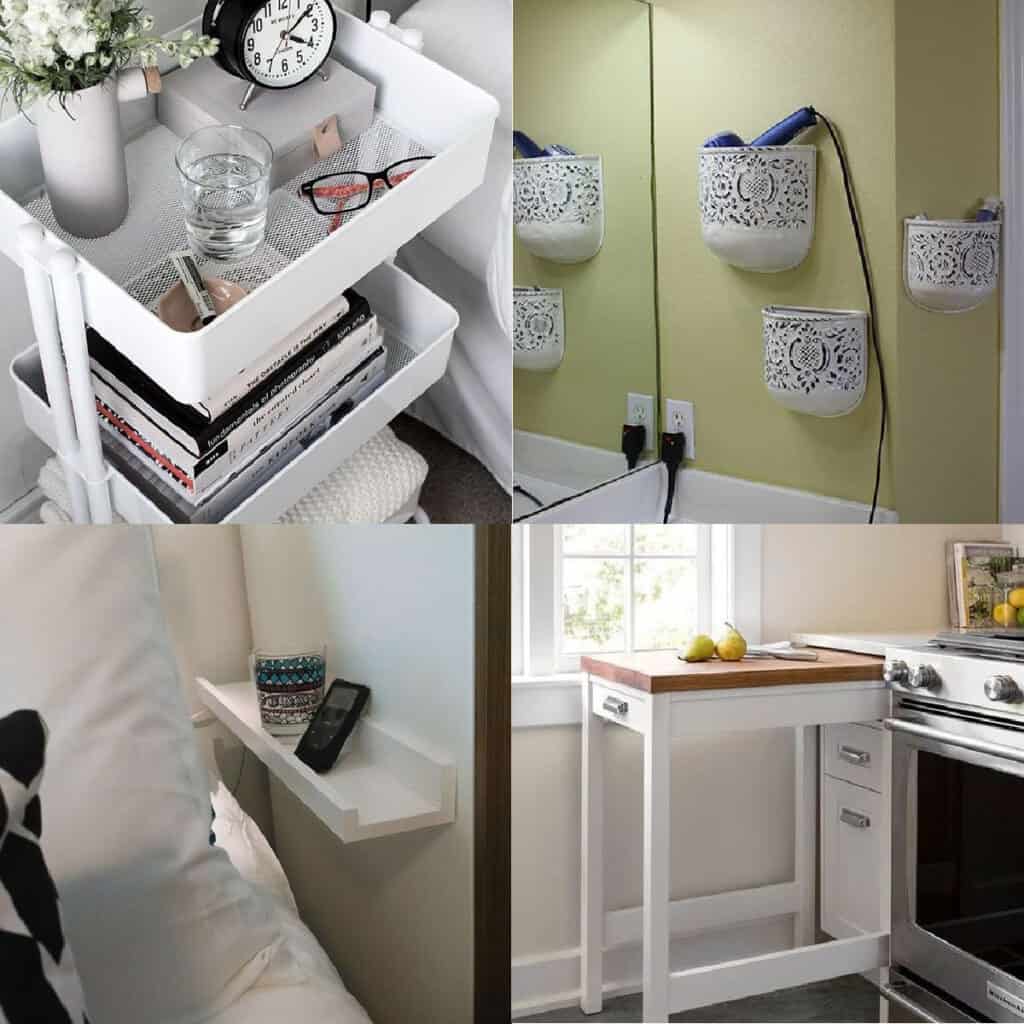 20 Small Space Organization Ideas - Hairs Out of Place