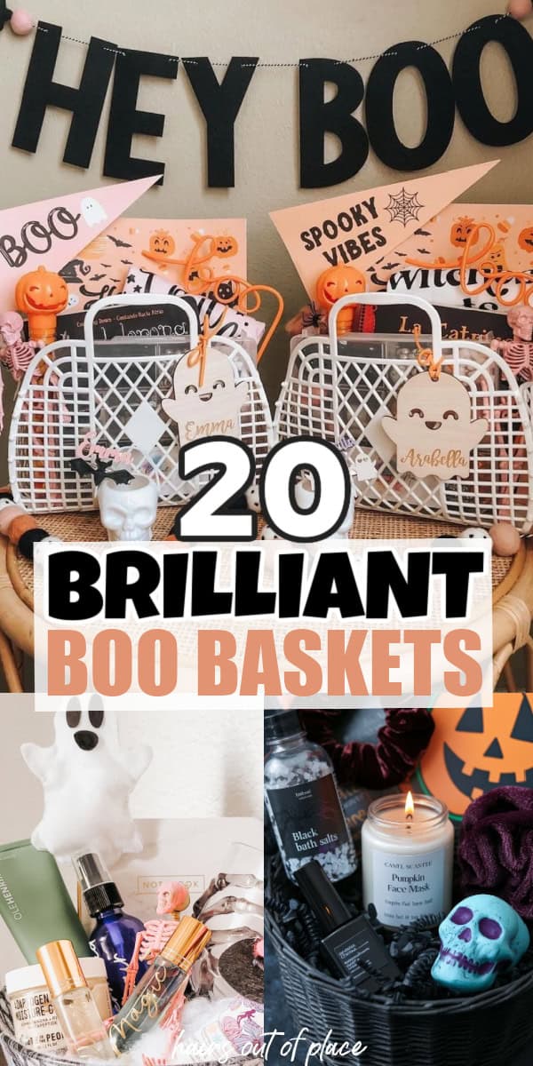 20 Fall Boo Basket Ideas - Hairs Out of Place