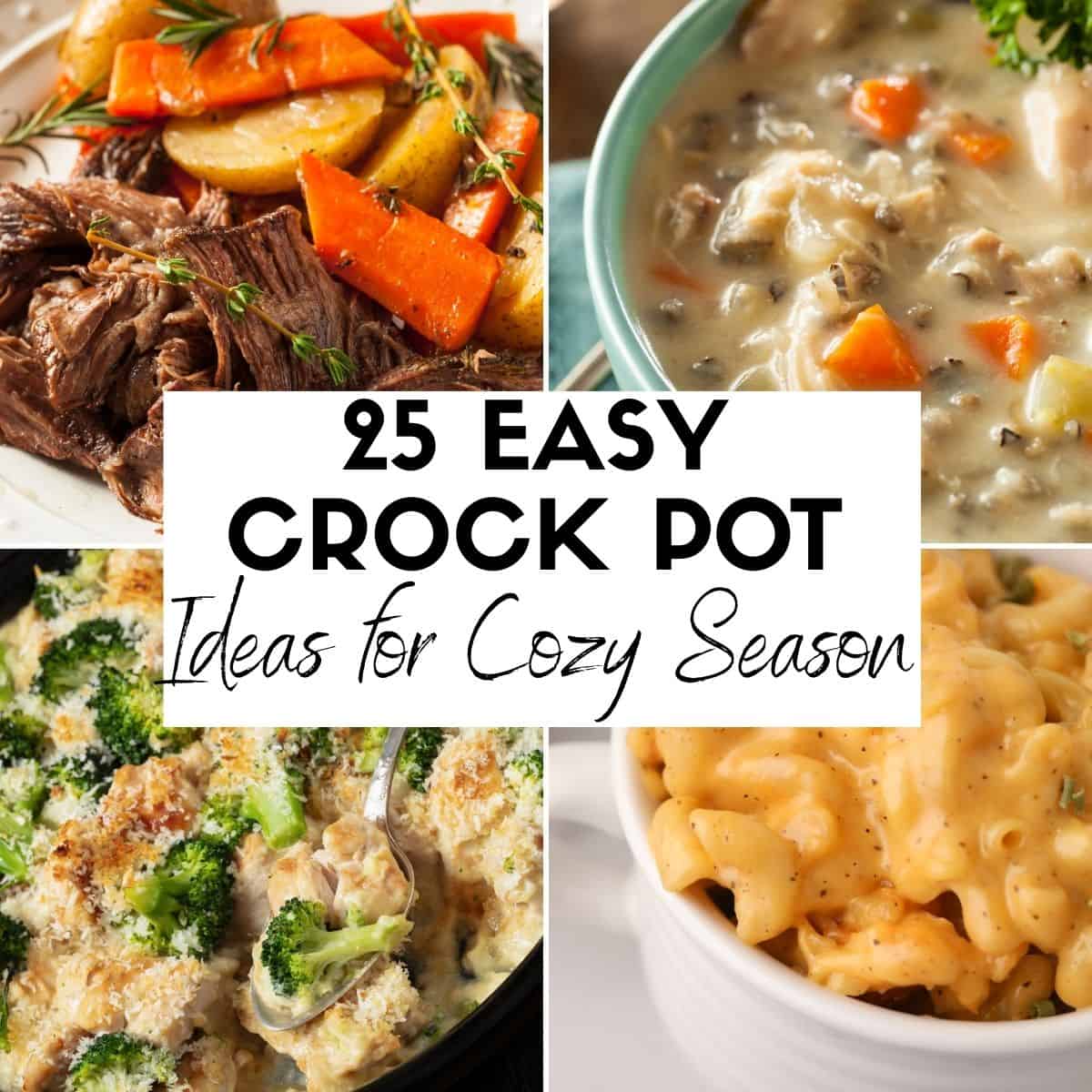 25 Easy Crock Pot Recipes for Cozy Season - Hairs Out of Place