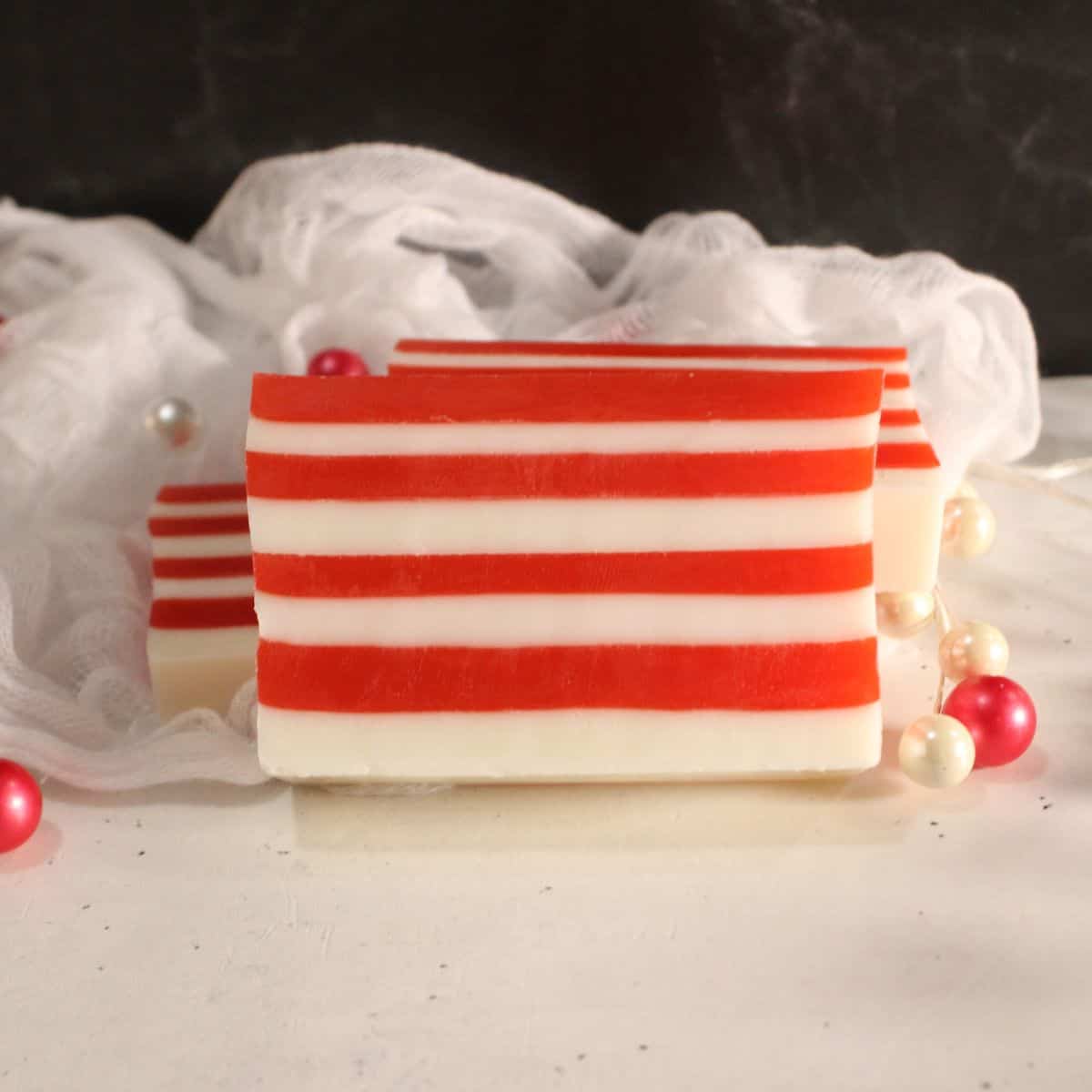 Candy Cane Soap DIY (Cute and Cozy Holiday Craft)
