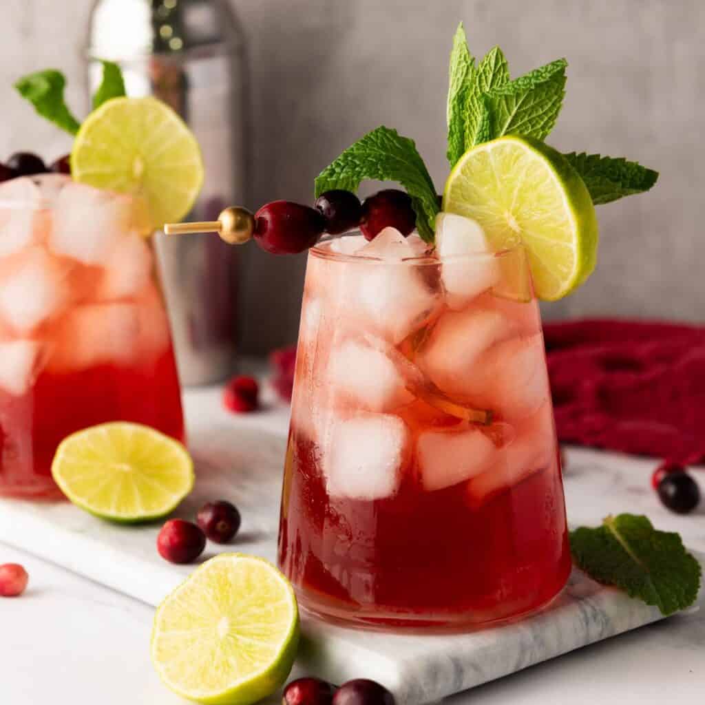 Cranberry Lime Mocktail (Refreshing & Easy Holiday Drink)