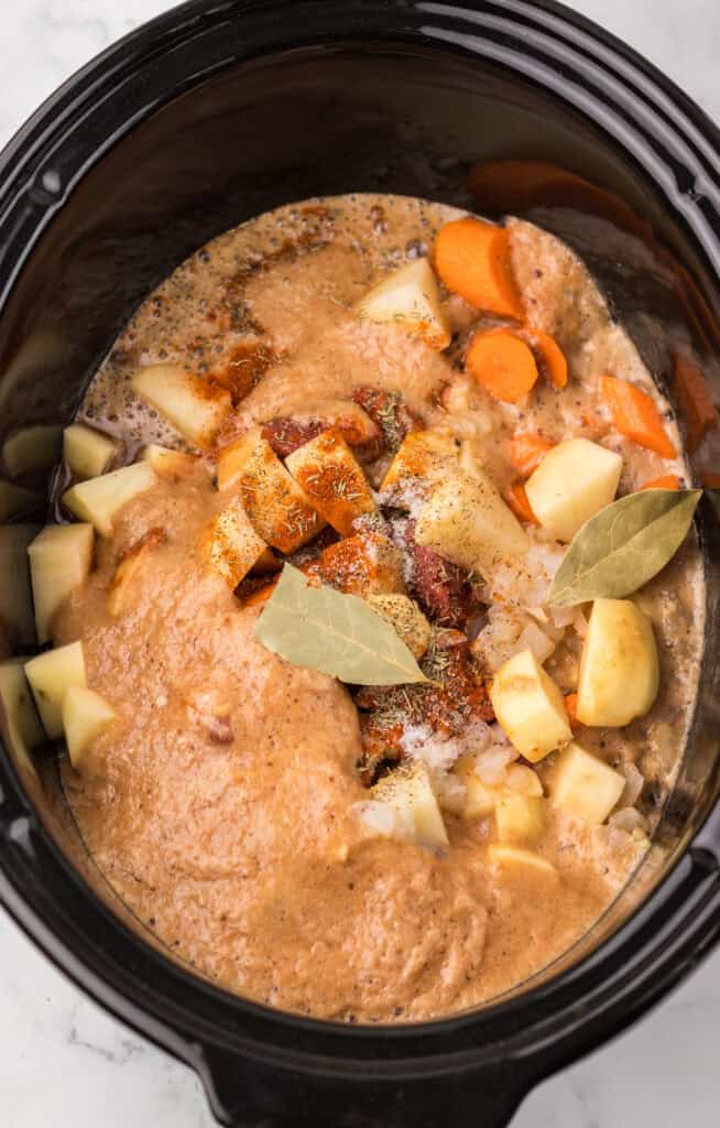 Easy Slow Cooker Beef Stew (No Wine | No Browning)