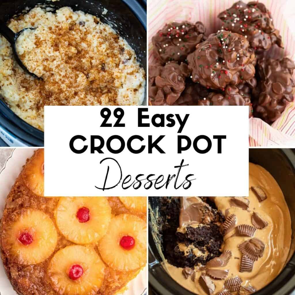 22 Easy and Cozy Crock Pot Desserts - Hairs Out of Place