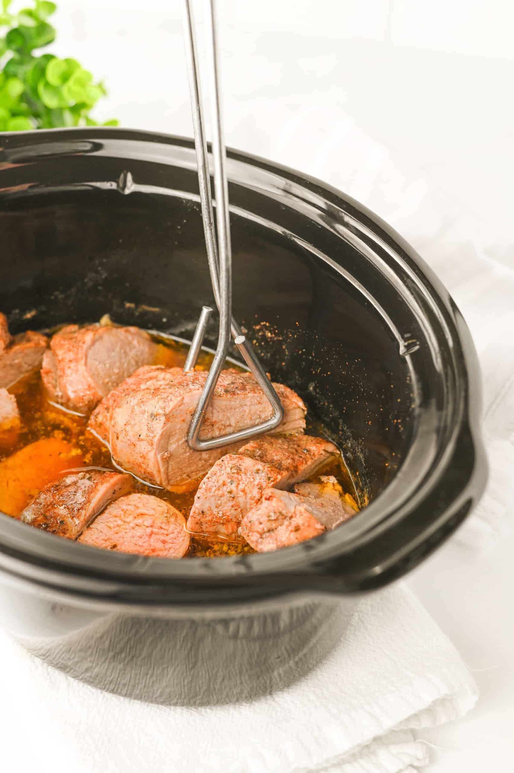 Simple Slow Cooker Pork Tenderloin (Easy Crock Pot Recipe)