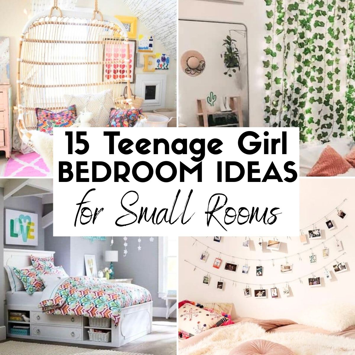 15 Teen Girl Bedroom Ideas for Small Rooms That Are Cute, Cozy ...