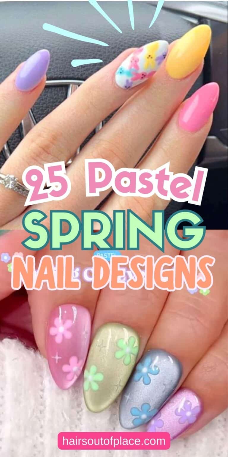 25 Pastel Spring Nail Designs - Hairs Out of Place