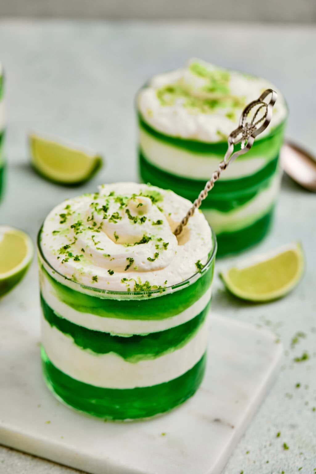 St. Patrick’s Day Jello Parfaits (Easy No Bake Dessert)