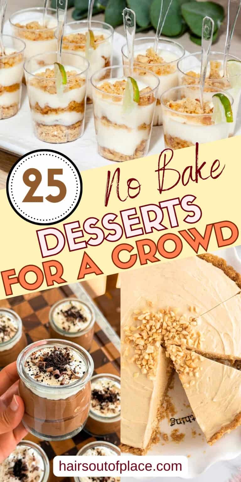 25 Easy No Bake Desserts for a Crowd - Hairs Out of Place