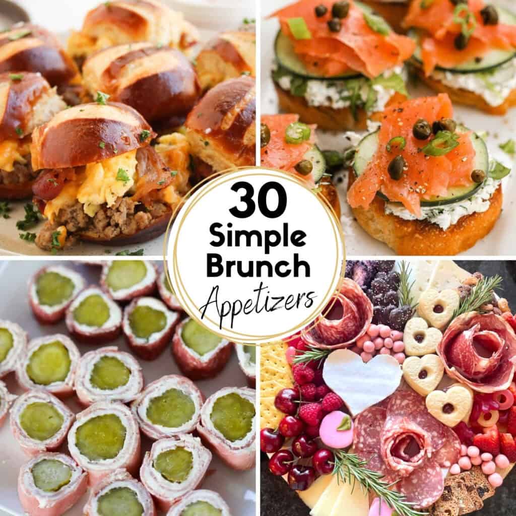 30 Simple Brunch Appetizers (Make Ahead) - Hairs Out of Place
