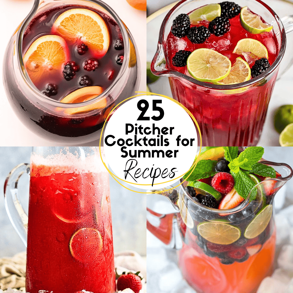 25 Pitcher Cocktails for Summer - Hairs Out of Place